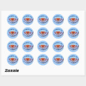 Superman Citizen of the World Classic Round Sticker | Zazzle