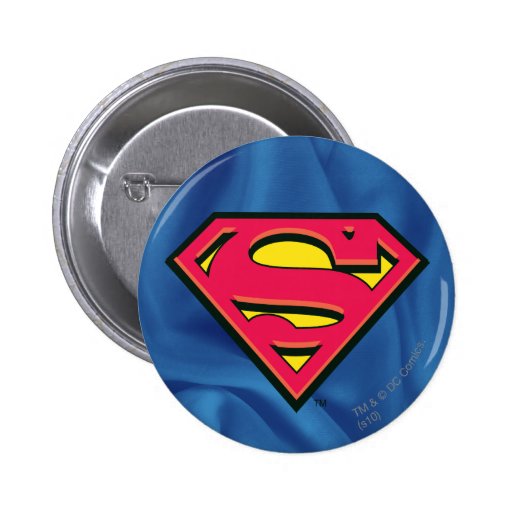 Superman Classic Logo 2 Inch Round Button | Zazzle