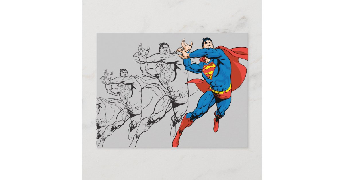 Superman Comic Panels Postcard | Zazzle