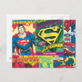 Superman Comic Panels Postcard | Zazzle