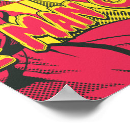 Superman Comic Panels Poster | Zazzle