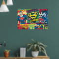 Superman Comic Panels Poster | Zazzle