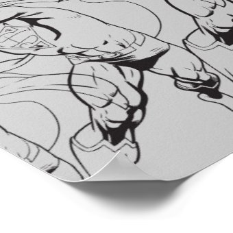 Superman Comic Panels Poster | Zazzle