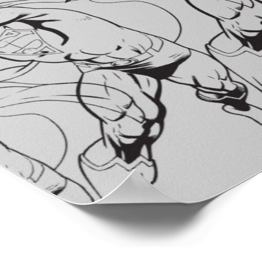 Superman Comic Panels Poster | Zazzle