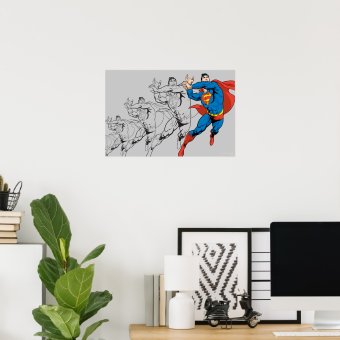 Superman Comic Panels Poster | Zazzle