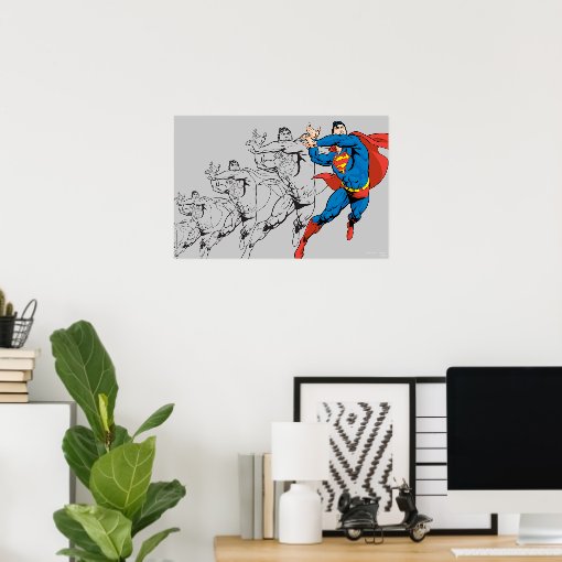 Superman Comic Panels Poster | Zazzle