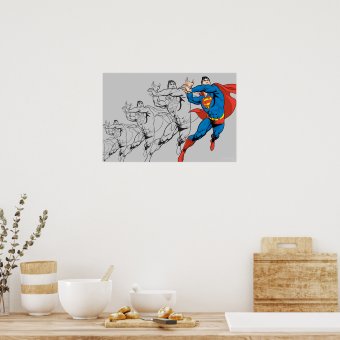Superman Comic Panels Poster | Zazzle