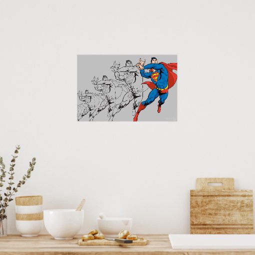 Superman Comic Panels Poster | Zazzle