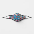 Superman Comic Pattern Premium Face Mask | Zazzle