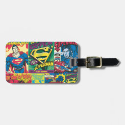 Superman Comic Strip Luggage Tag | Zazzle