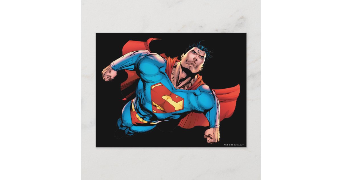 Superman Comic Style Postcard | Zazzle