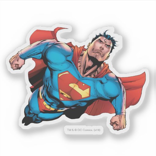 Superman Comic Style Sticker | Zazzle