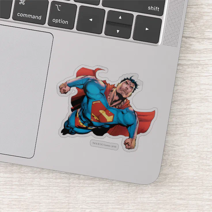 Superman Comic Style Sticker | Zazzle