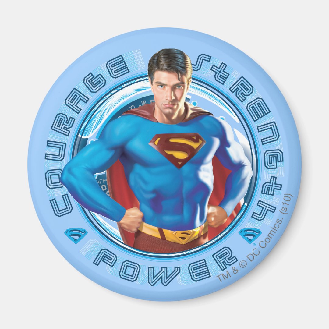 Superman Courage Strength Power Magnet | Zazzle