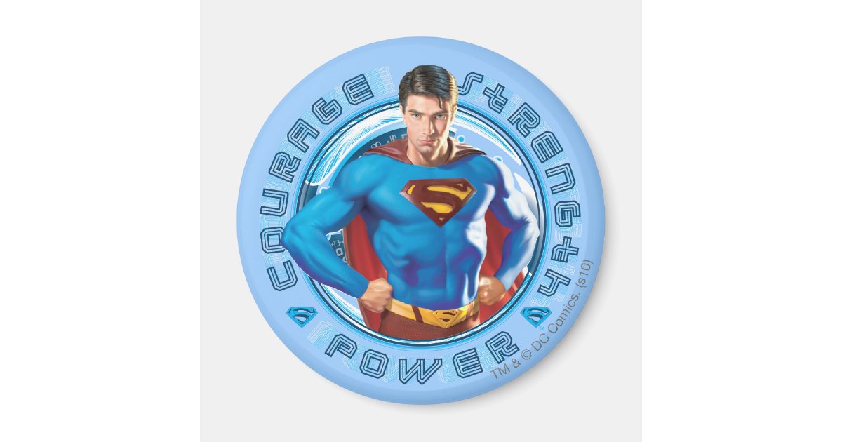 Superman Courage Strength Power Magnet | Zazzle