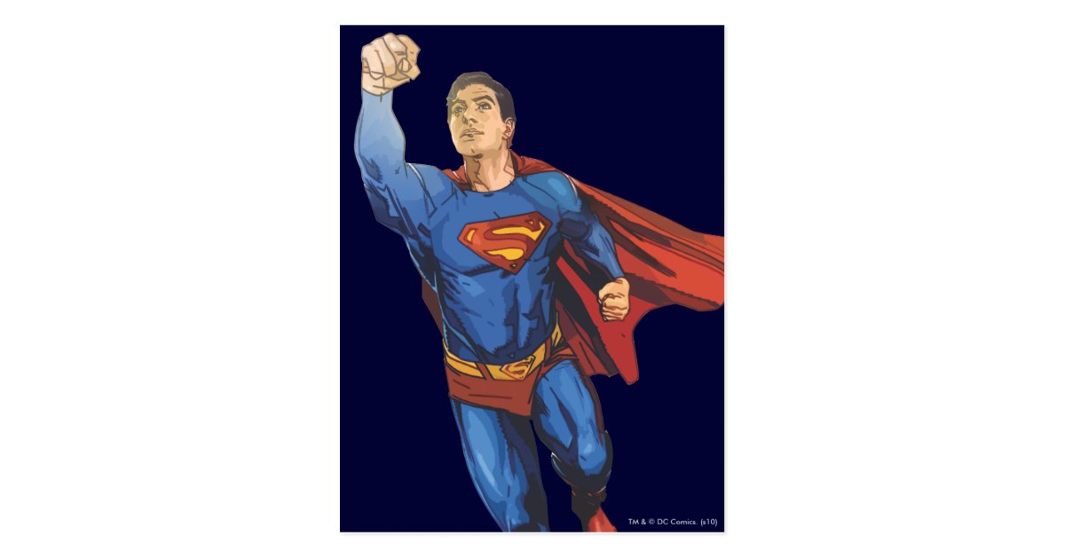 Superman Flying Front View