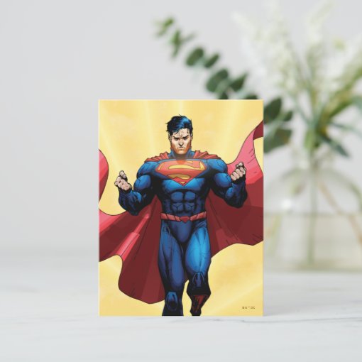 Superman Flying Postcard | Zazzle