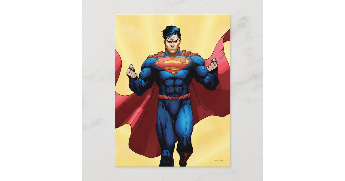 Superman Flying Postcard | Zazzle