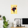 Superman Flying Poster | Zazzle