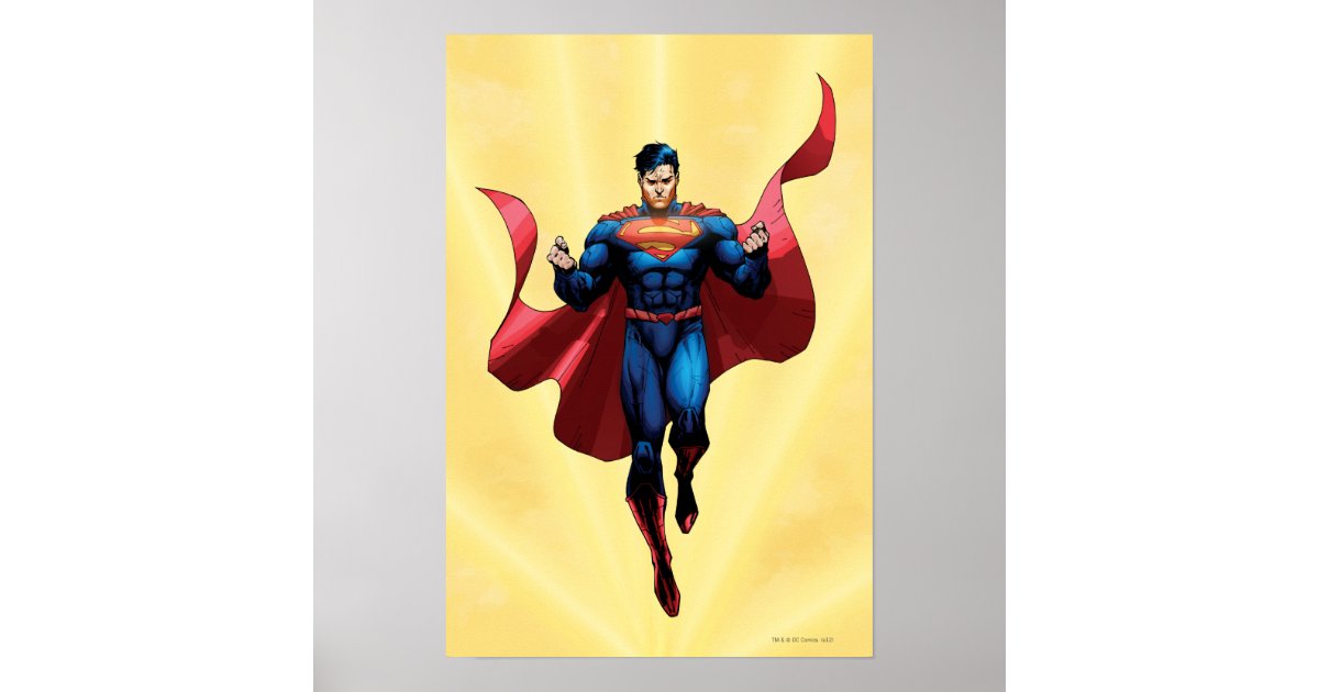 Superman Flying Poster | Zazzle