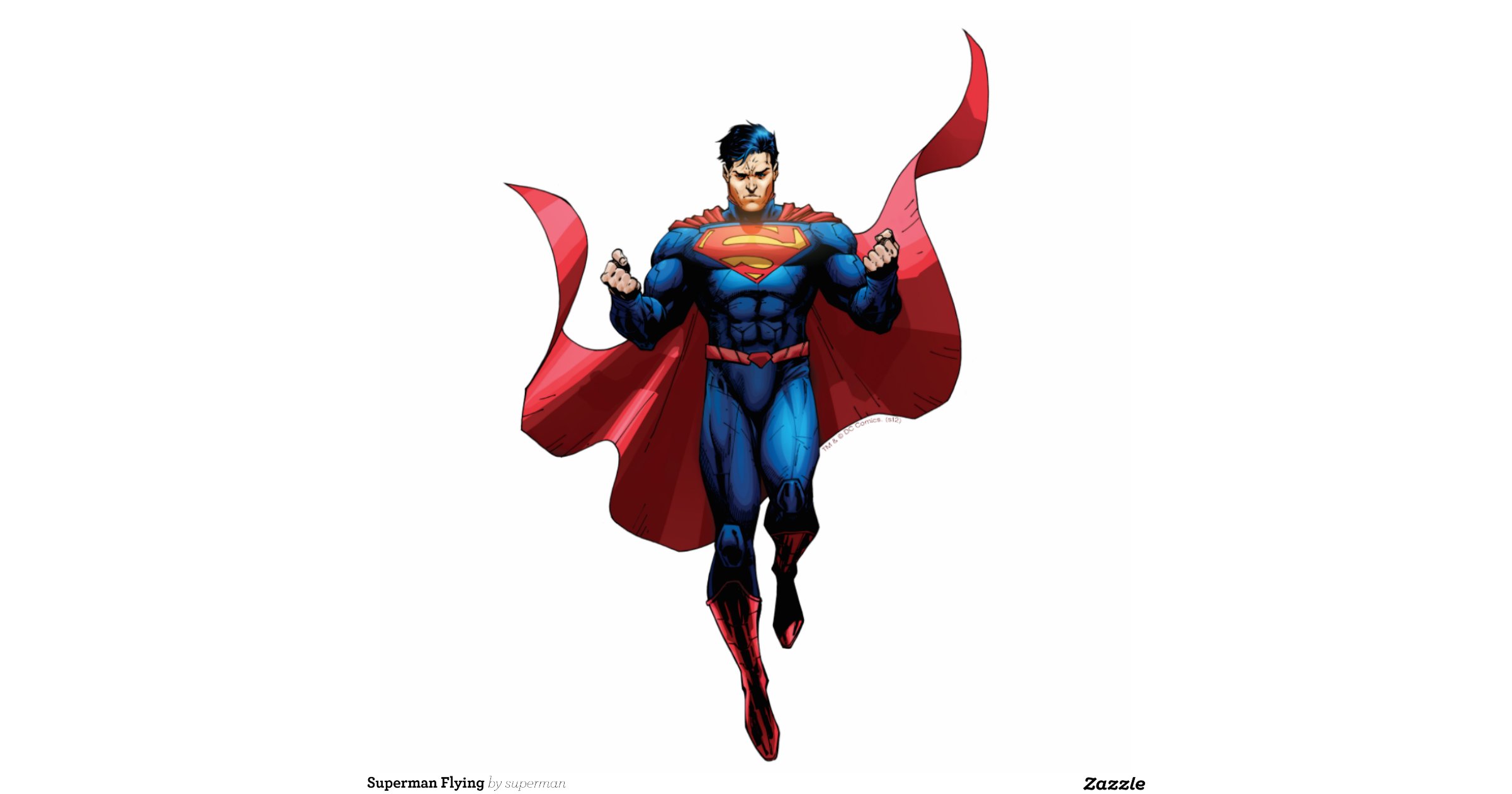 Superman Flying Front View