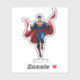 Superman Flying Sticker | Zazzle