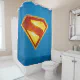 Superman Golden S Shield Brilliance Shower Curtain | Zazzle