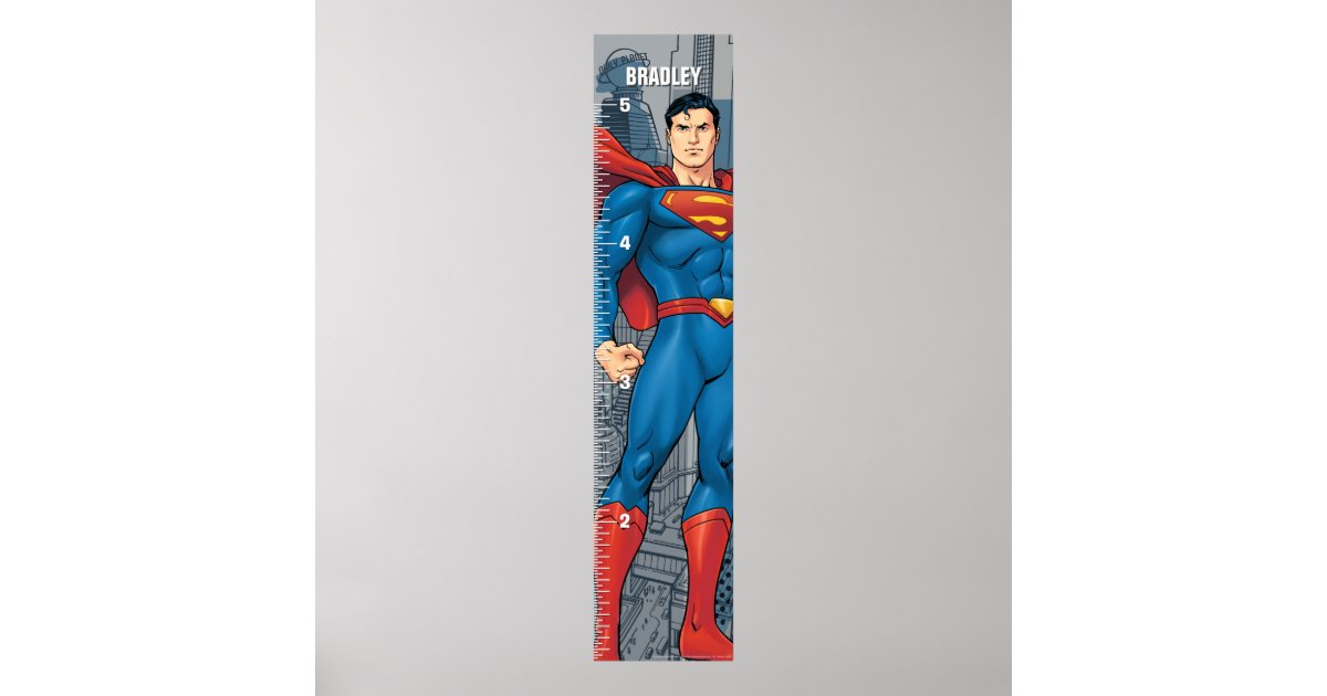 Superman | Growth Chart | Zazzle