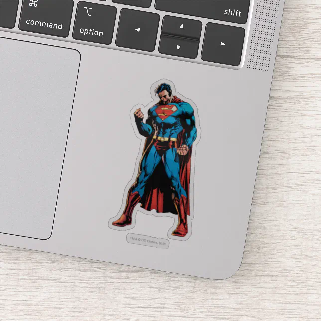 Superman - Hand in fist Sticker | Zazzle
