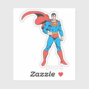 Superman Hand On Hip Sticker | Zazzle