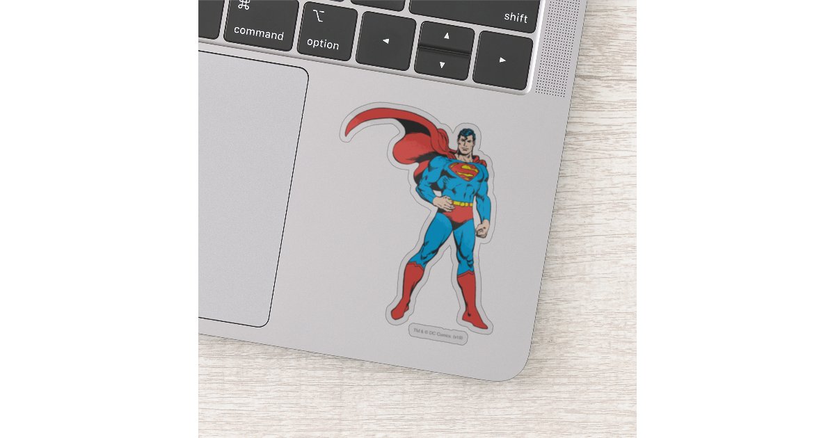 Superman Hand On Hip Sticker | Zazzle