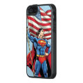 Superman Holding US Flag Otterbox iPhone Case | Zazzle