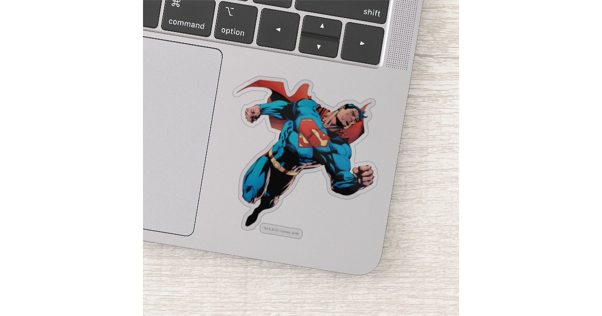 Superman in suit sticker | Zazzle