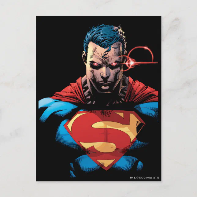 Superman - Laser Vision Postcard | Zazzle