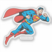 Superman Leaps Right Sticker | Zazzle
