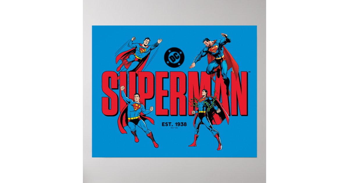 Superman Legends Forever Graphic Poster | Zazzle