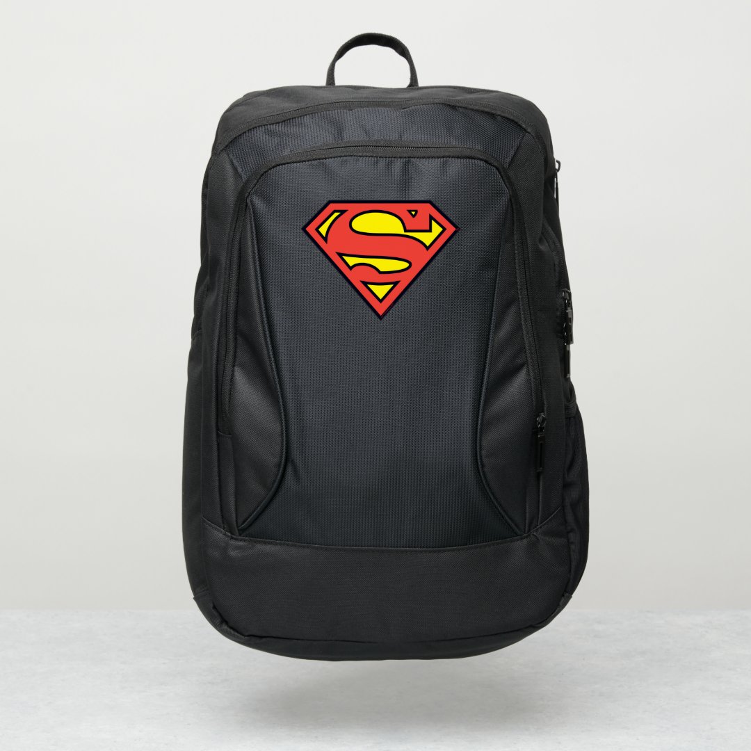 Superman Logo Port Authority® Backpack | Zazzle