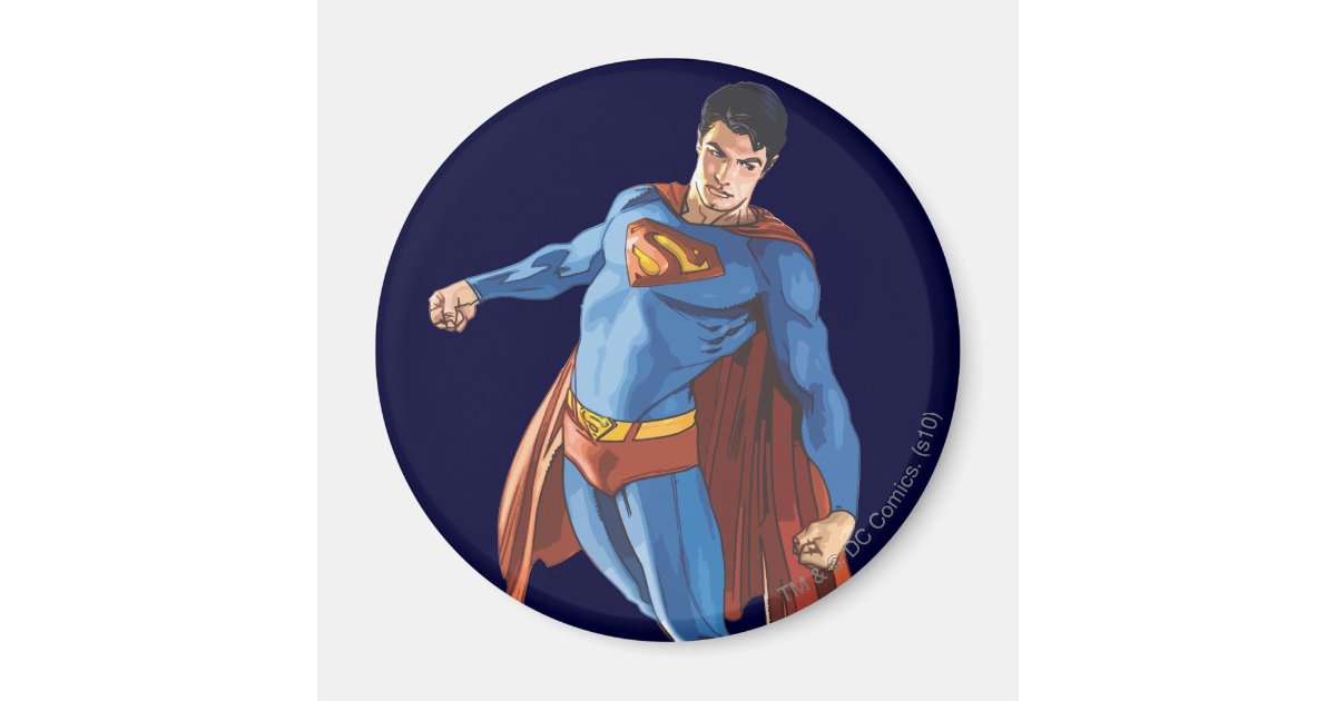 Superman Looking Down Magnet | Zazzle