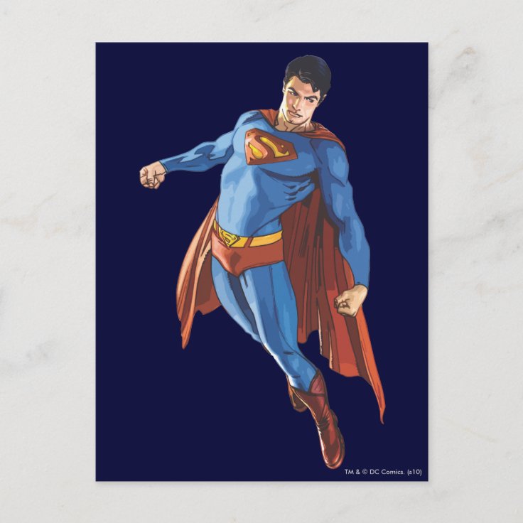 Superman Looking Down Postcard | Zazzle
