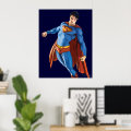 Superman Looking Down Poster | Zazzle