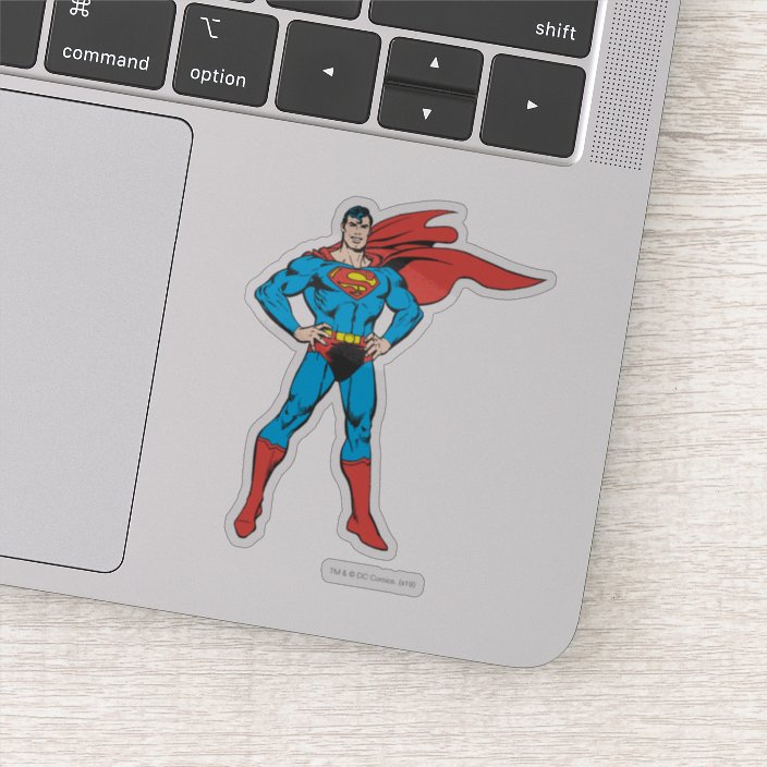 Superman Posing Sticker | Zazzle.com