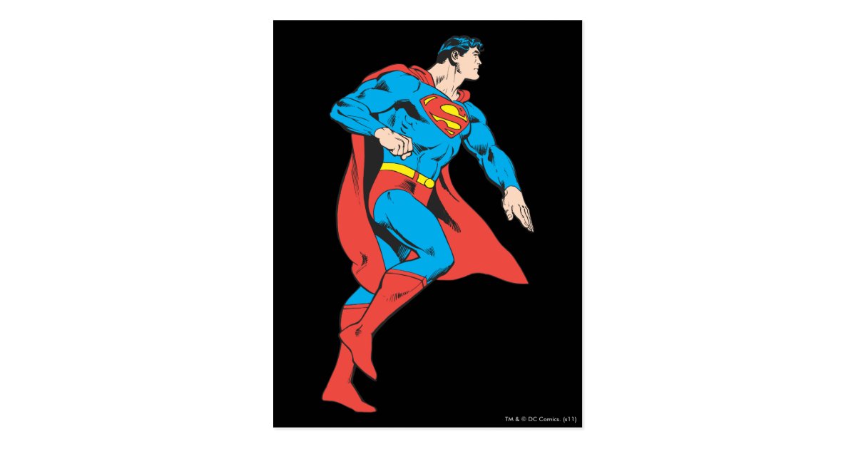 Superman Profile Postcard | Zazzle.com