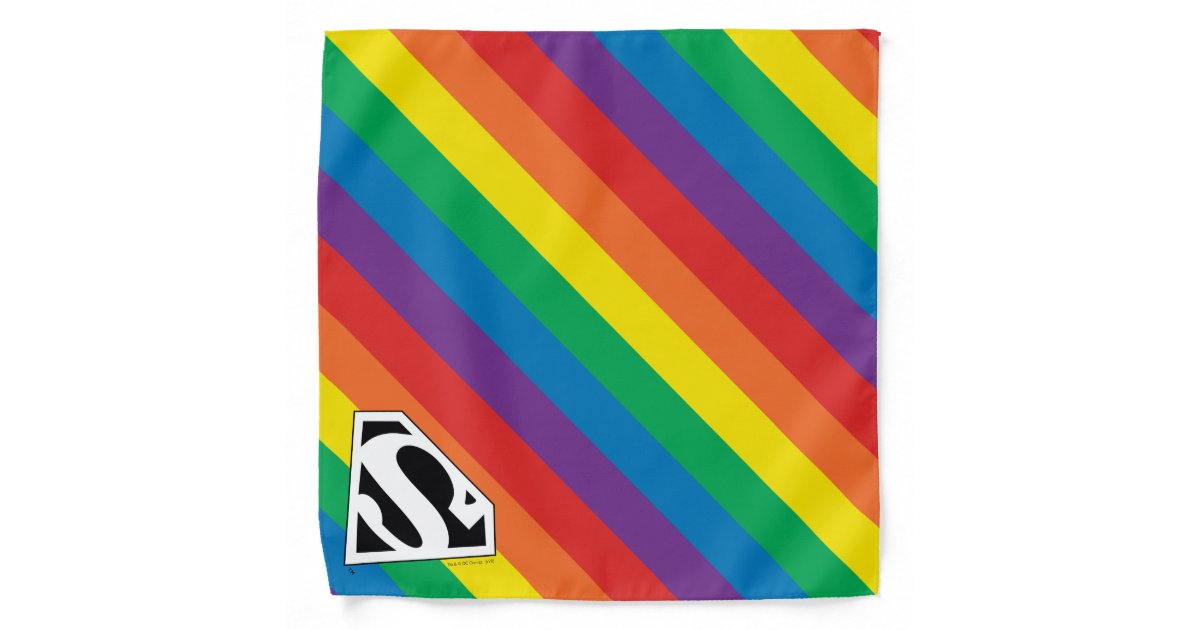 Superman Rainbow Logo Bandana | Zazzle