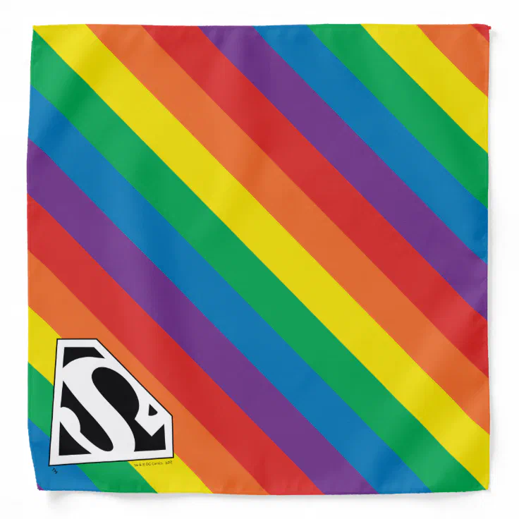 Superman Rainbow Logo Bandana | Zazzle