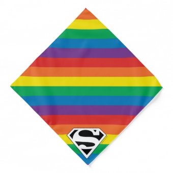 Superman Rainbow Logo Bandana | Zazzle