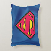 Superman S-Shield | Classic Logo Accent Pillow | Zazzle