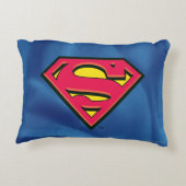 Superman S-Shield | Classic Logo Accent Pillow | Zazzle