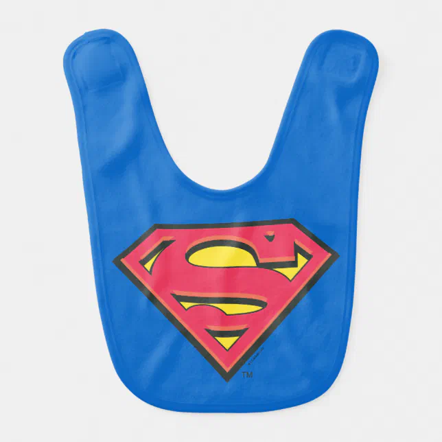Superman S-Shield | Classic Logo Bib | Zazzle