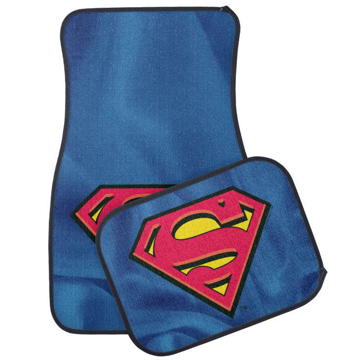 Superman S-Shield | Classic Logo Car Mat | Zazzle