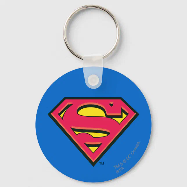Superman S-Shield | Classic Logo Keychain | Zazzle
